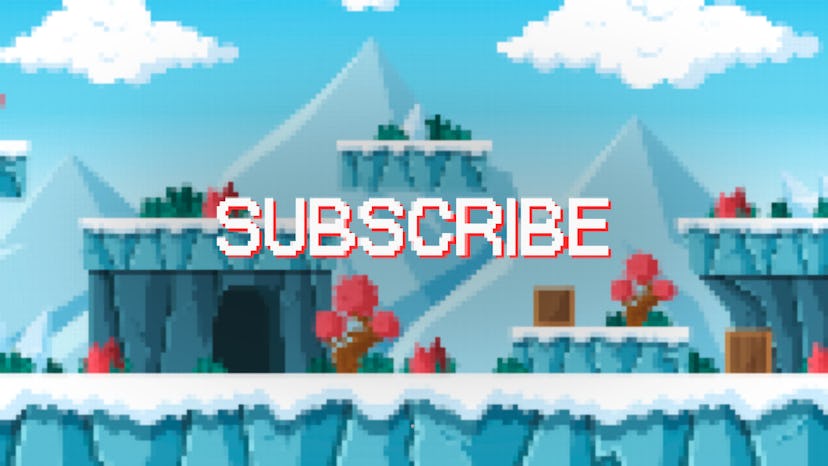 Classic Red Subscribe Button • Free Motion Graphics Template • Uppbeat