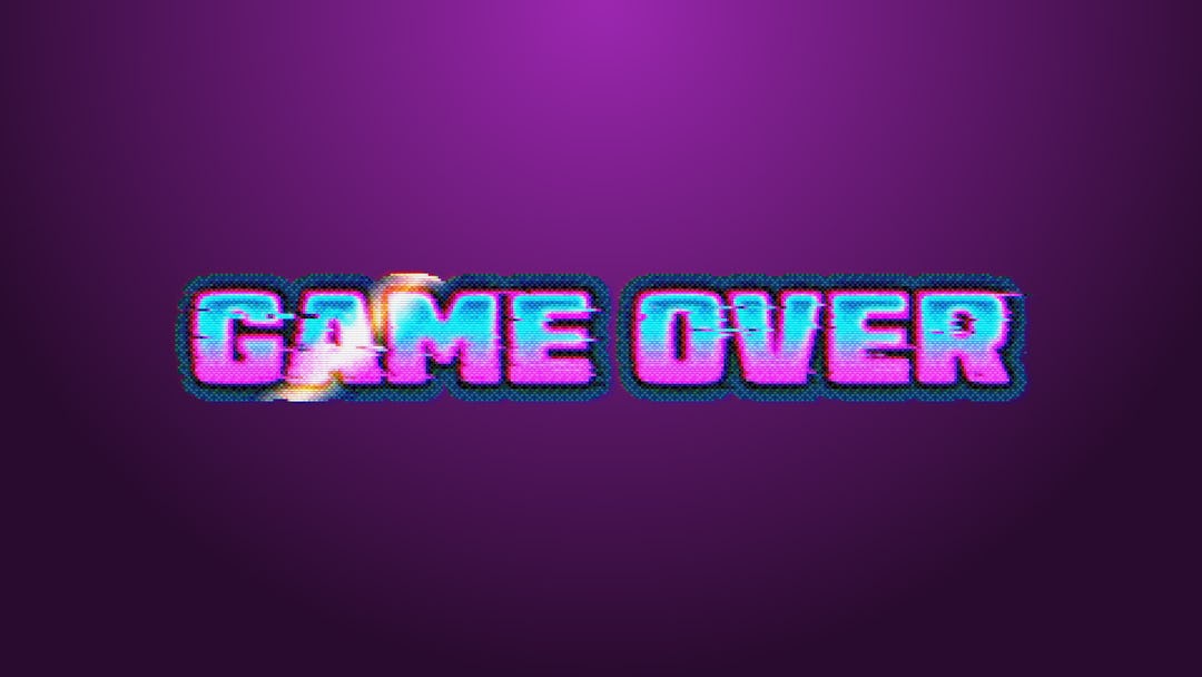 Retro Pink 3D "Game Over" • Motion Graphics Template • Uppbeat