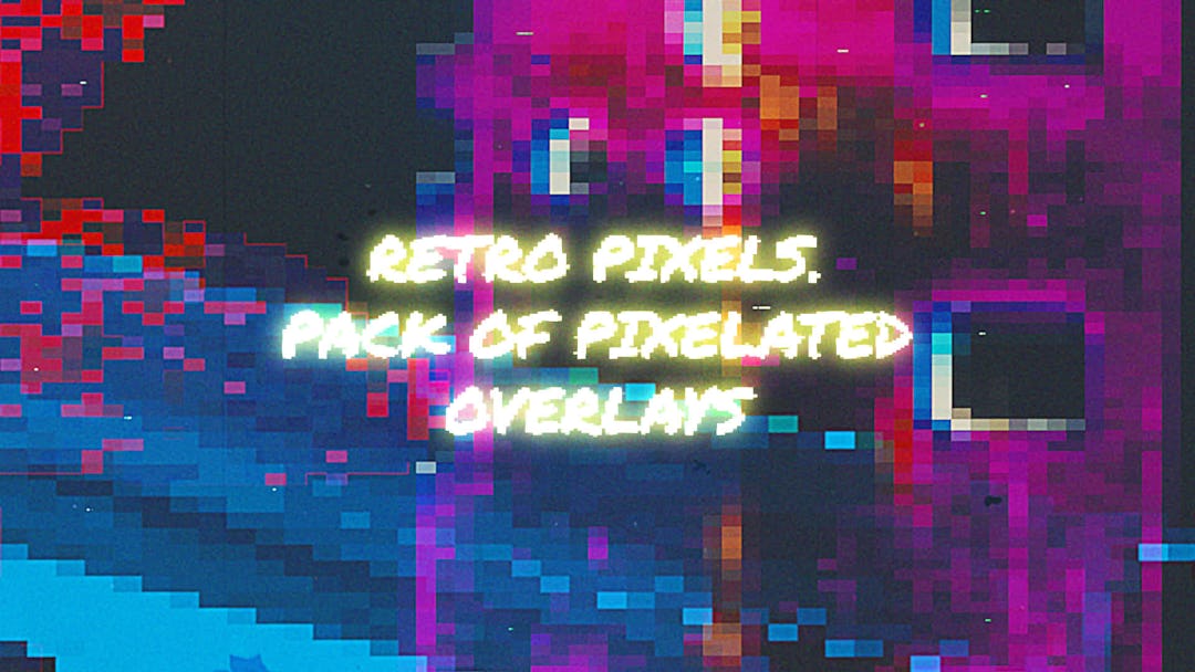 Retro Y2K Overlays Pack • Motion Graphics Template • Uppbeat