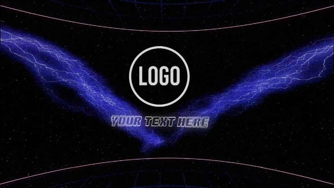Retro TV Logo Reveal • Premiere Pro Template • Uppbeat