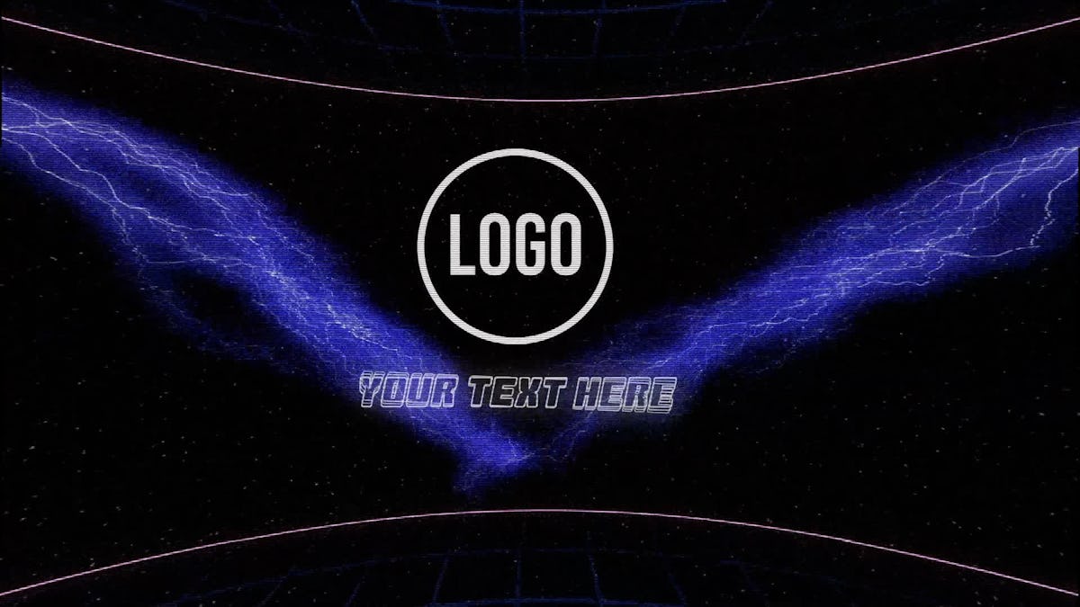 Retro TV Logo Reveal • Premiere Pro Template • Uppbeat