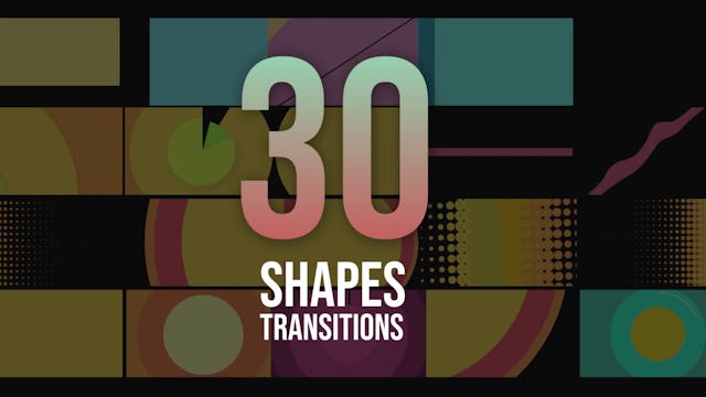 Shape Transitions Pack • DaVinci Resolve Template • Uppbeat