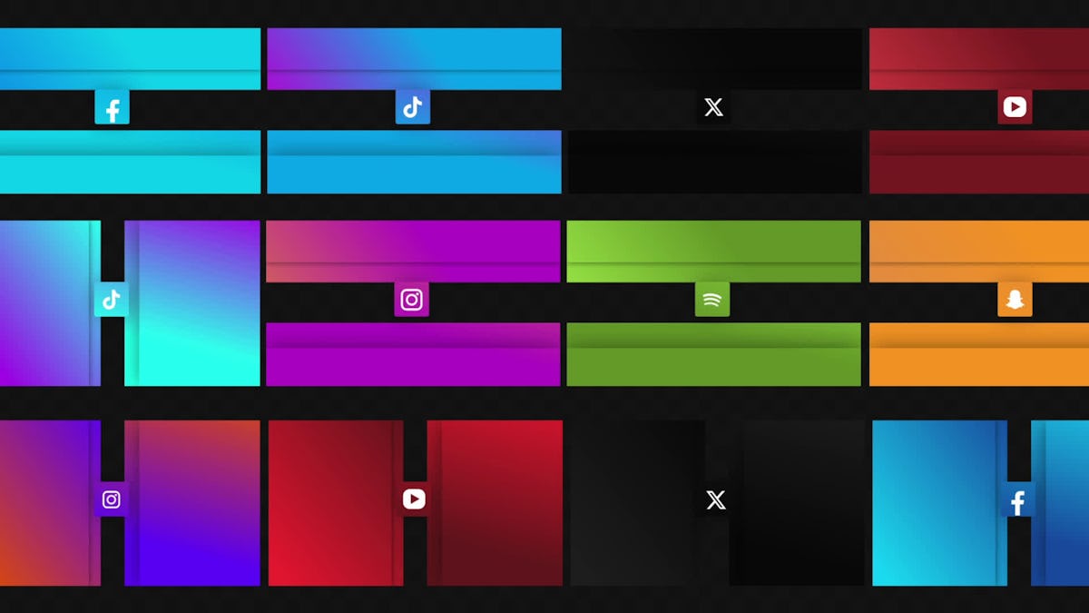 Pack Of 22 Vertical Slide Transitions • Free Motion Graphics Template ...