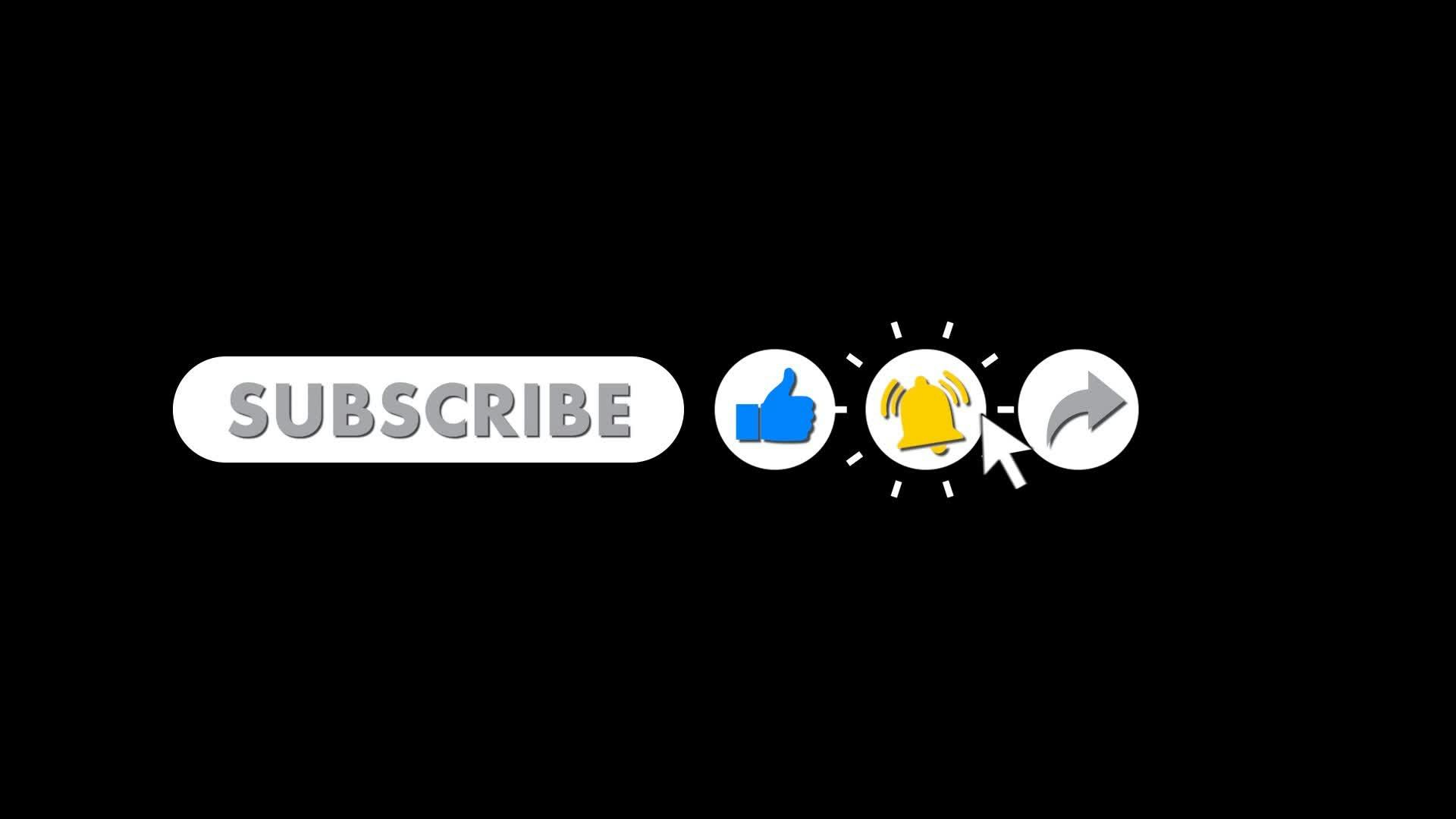 Free Animated Subscribe Buttons • Uppbeat
