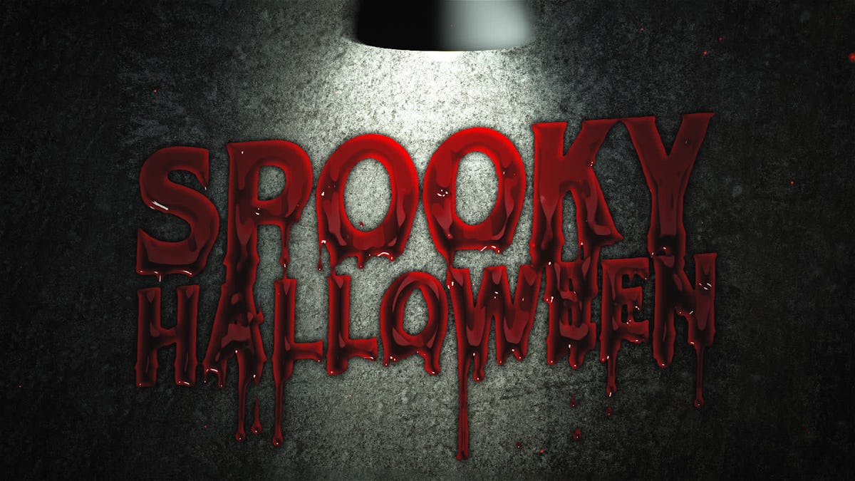 Halloween Spooky Logo • After Effects Template • Uppbeat