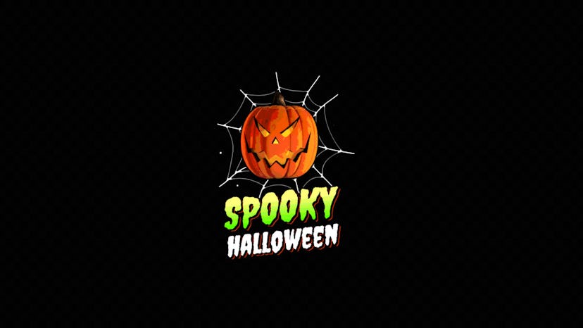 Halloween Skeleton Transition • Motion Graphics Template • Uppbeat