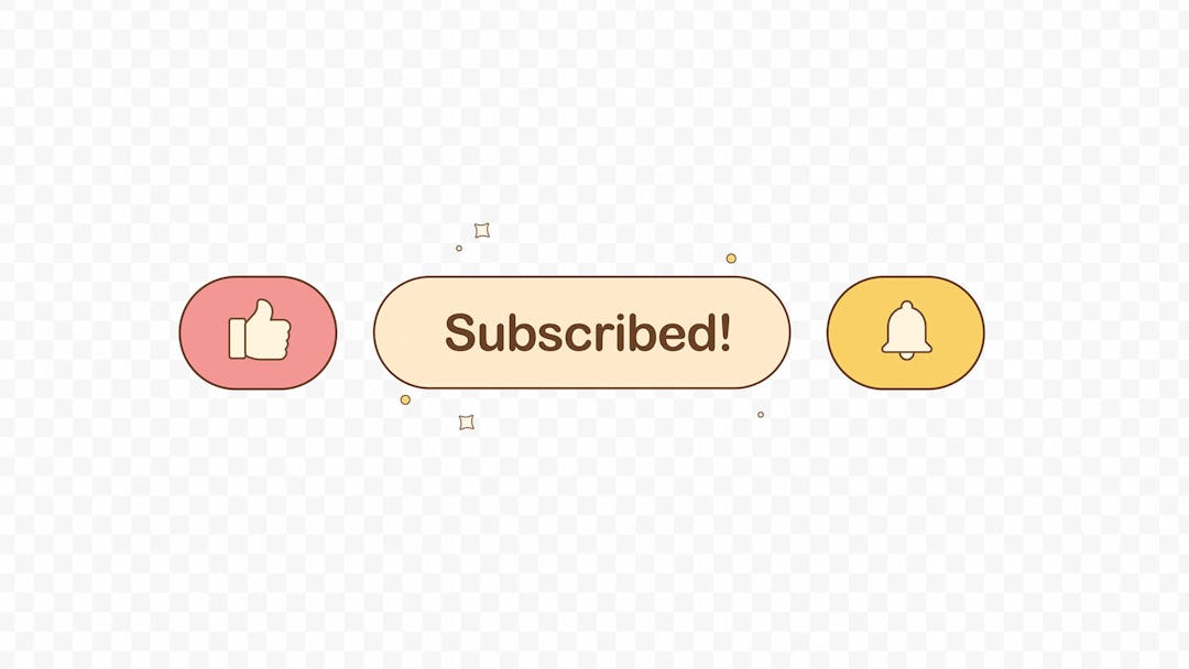 Free Animated Subscribe Buttons • Uppbeat