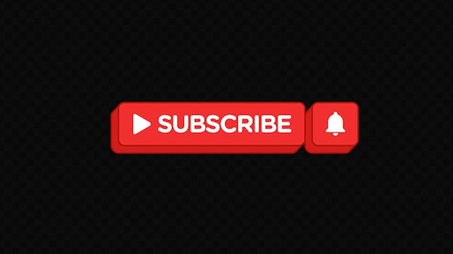 Pink Subscribe Button • Motion Graphics Template • Uppbeat