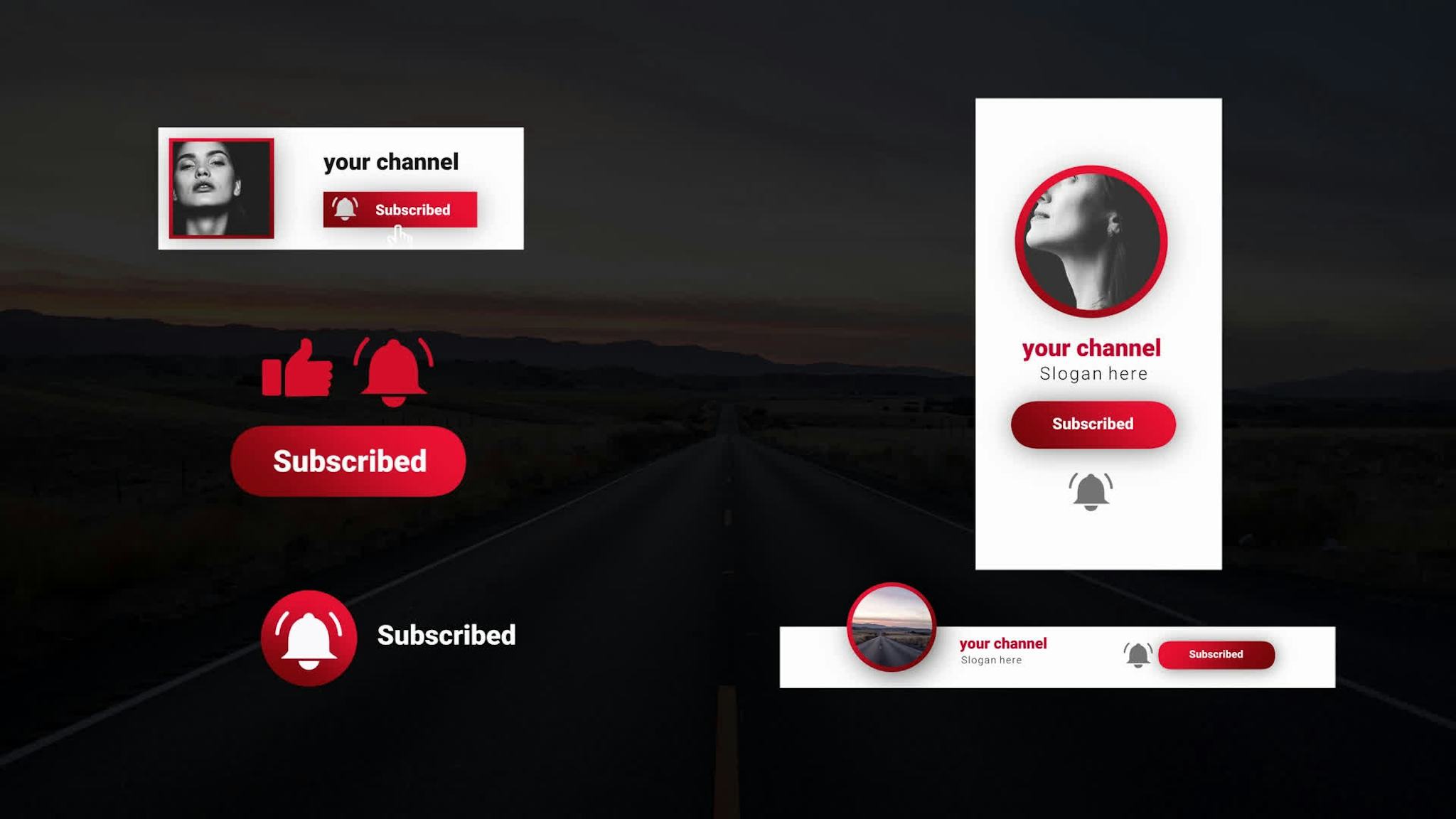 Free Animated Subscribe Buttons • Uppbeat