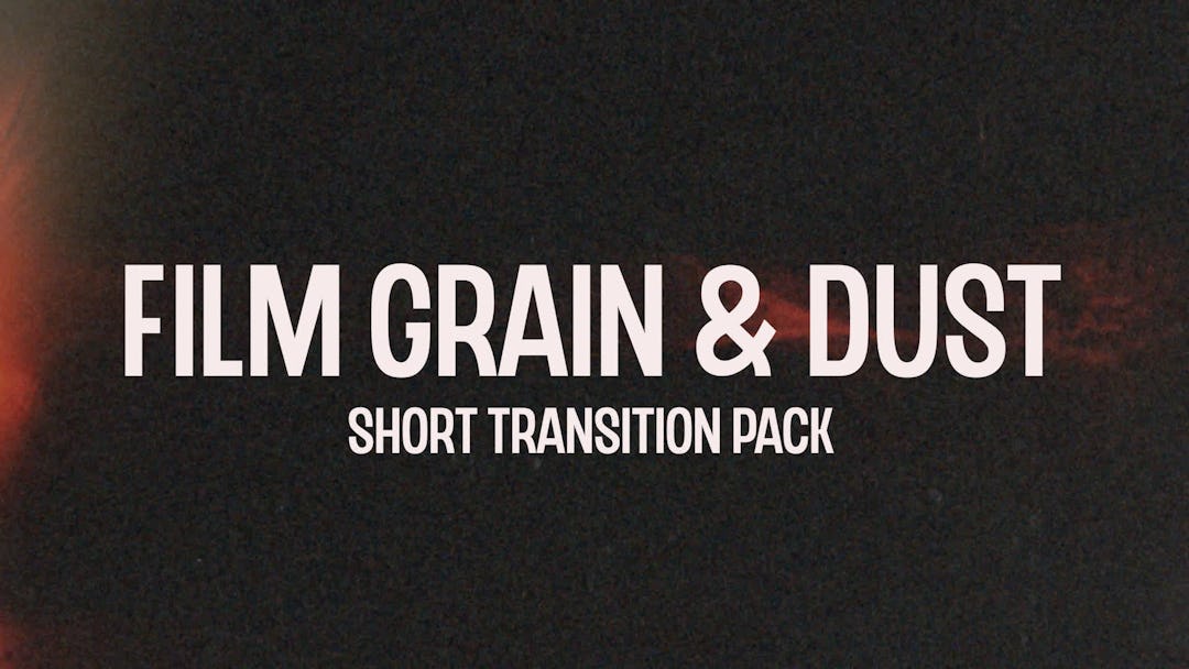 Cinematic Film Grains • Motion Graphics Template • Uppbeat