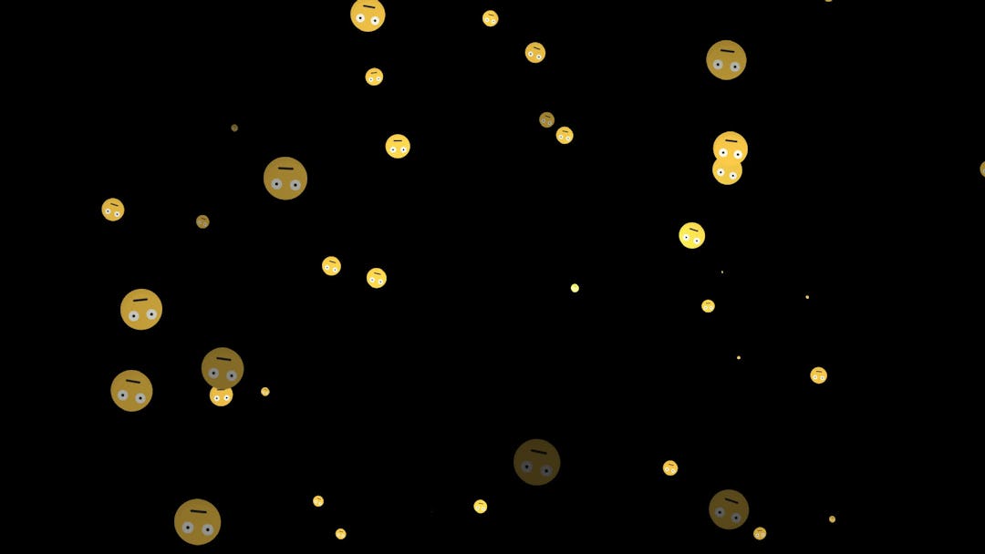 Surprise Emoji Particles - Left to Right • Motion Graphics Template ...