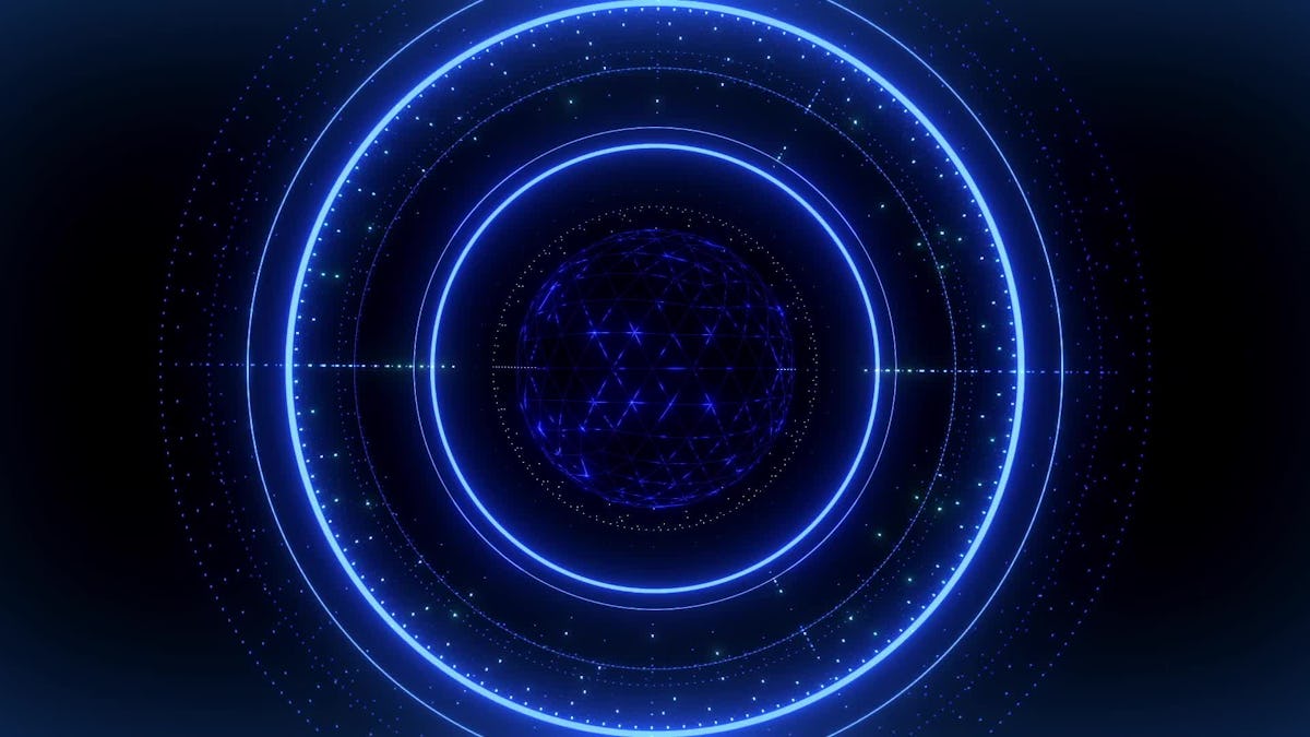 HUD Pulse Beacon Background • Motion Graphics Template • Uppbeat