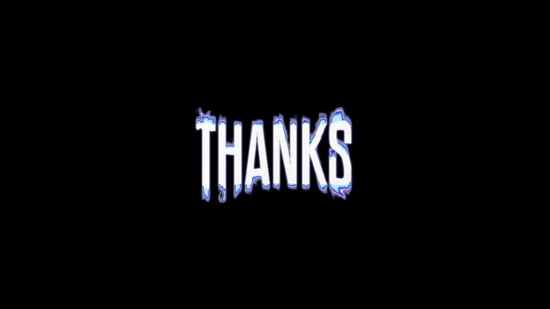 Thank You Flipping 3D Title on Alpha • Motion Graphics Template • Uppbeat