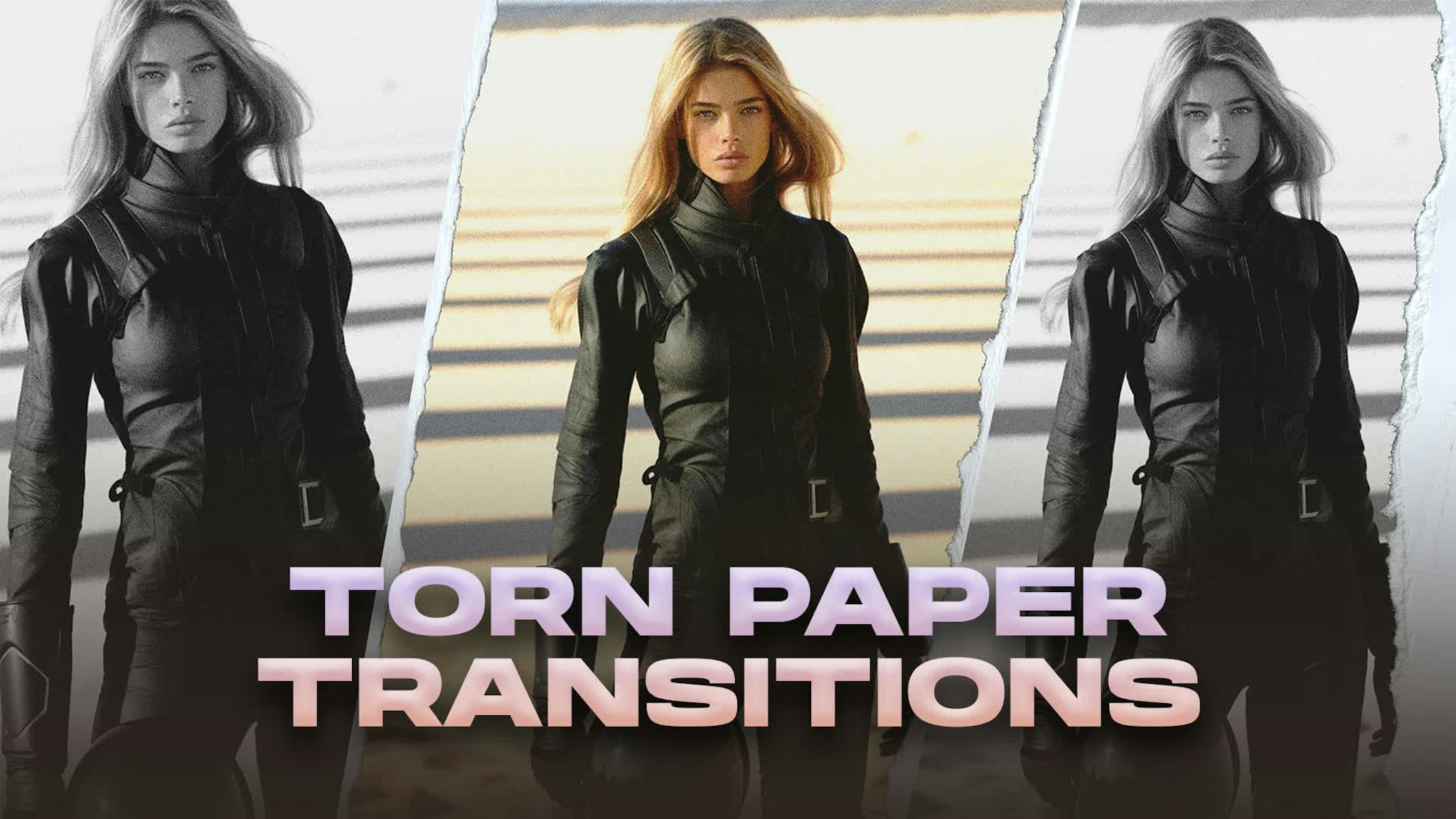 Paper Collage Transitions • After Effects Template • Uppbeat