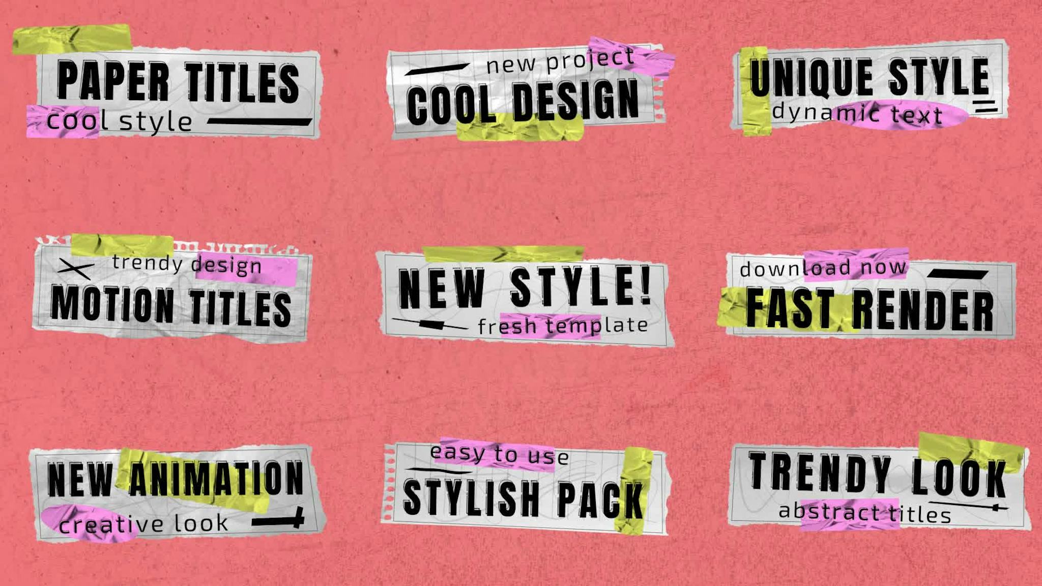 Paper Cutting Lower Thirds • Premiere Pro Template • Uppbeat