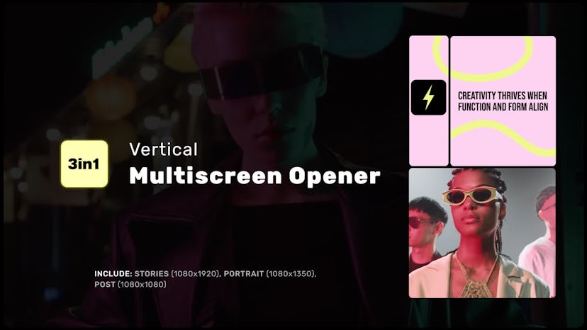 Split Screen Vertical Transitions - Pack 2 • Premiere Pro Template • Uppbeat