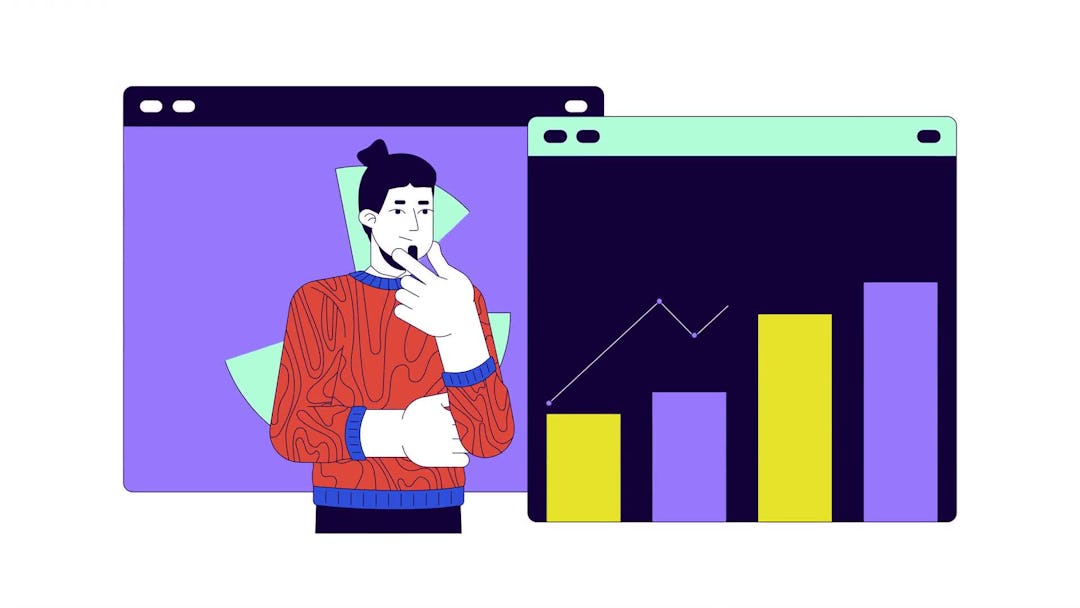 Data Analyst Skills Line Animation • Motion Graphics Template • Uppbeat