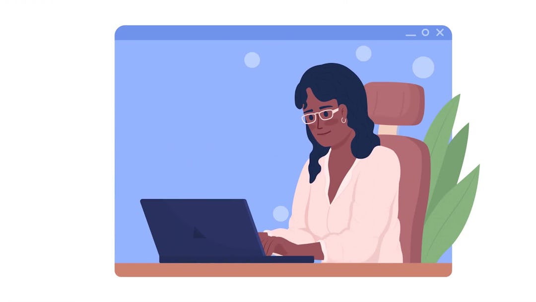 Typing Letters With Blinking Cursor • Motion Graphics Template • Uppbeat