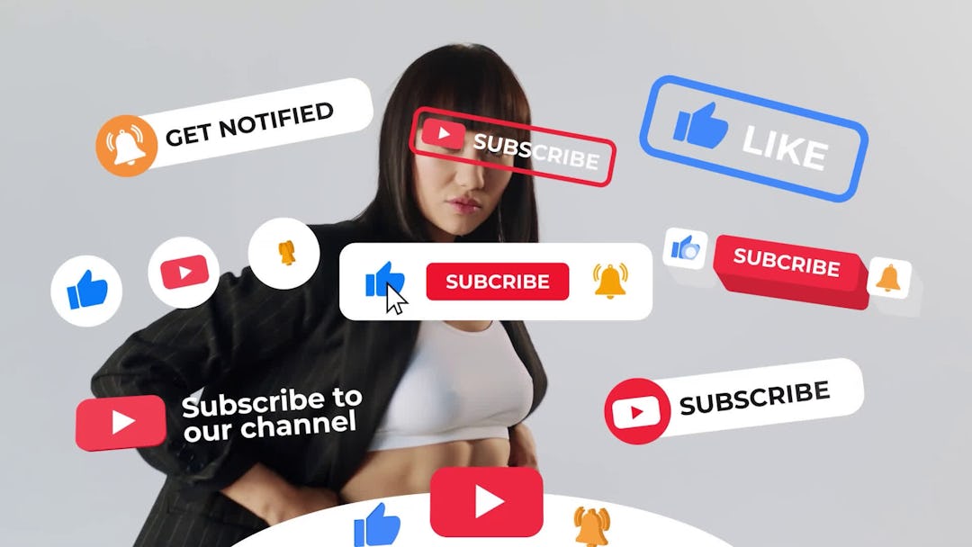 Free Animated Subscribe Buttons • Uppbeat